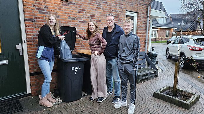 Eens in de vier weken het restafval aan de weg? In Hippolytushoef weten ...